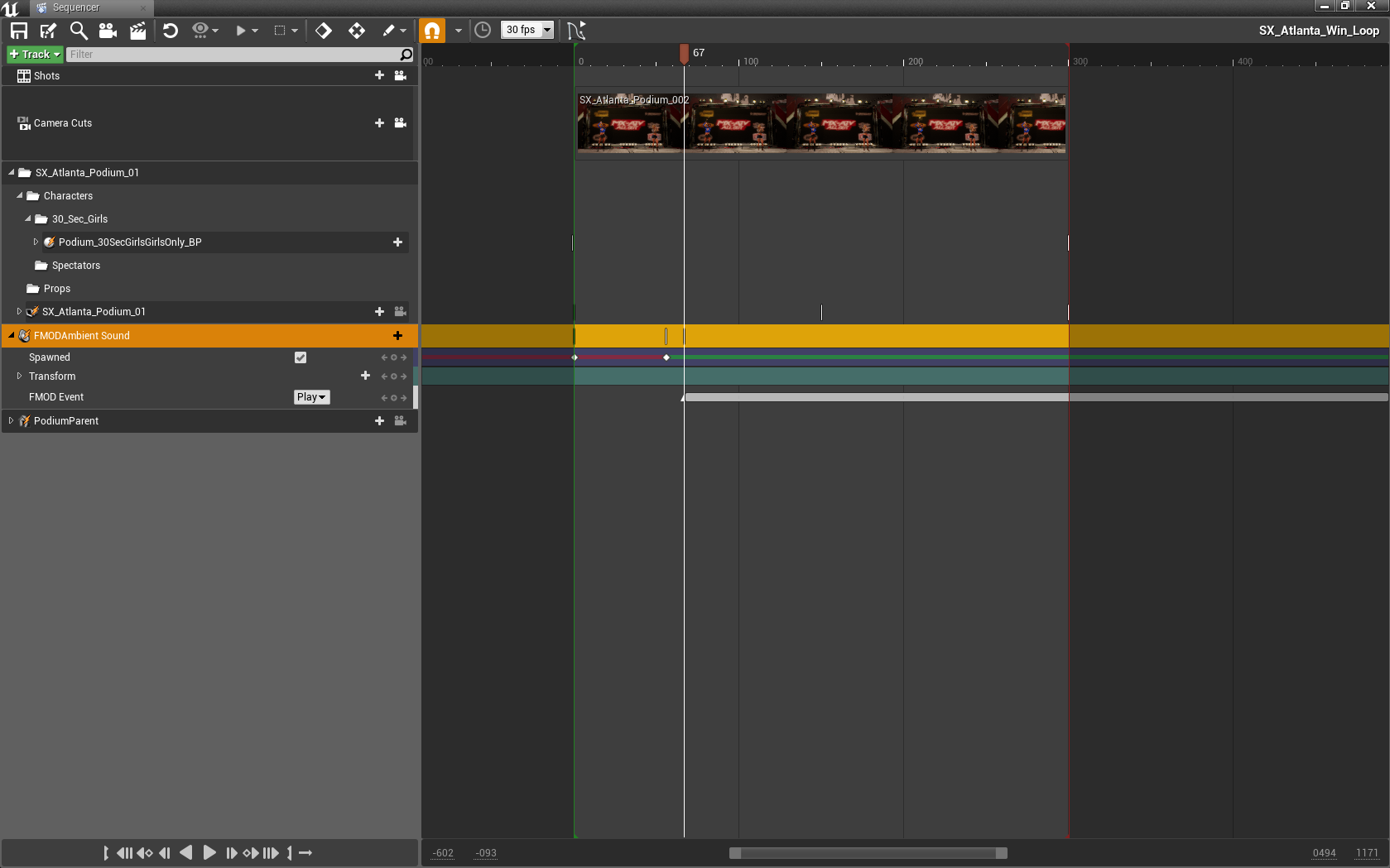 Using Fmod Events In Ue4 Sequencer Not Working Unreal Engine Fmod Forums